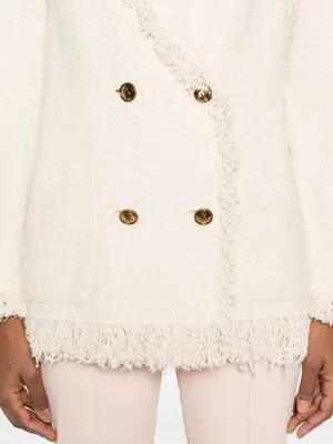 Elisabetta Franchi Cotton Double-breasted Jacket