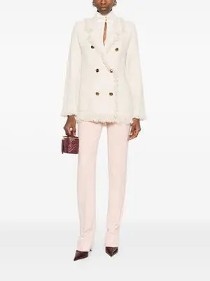 Elisabetta Franchi Cotton Double-breasted Jacket