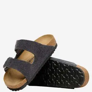 BIRKENSTOCK Arizona Suede Sandals - Grey