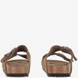 BIRKENSTOCK Arizona Suede Sandals - Brown