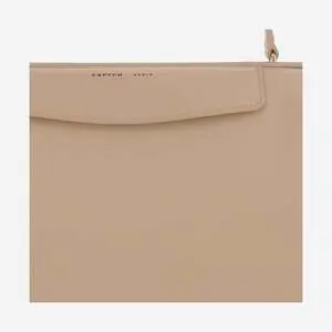 Carven Leather Handheld Bag - Beige