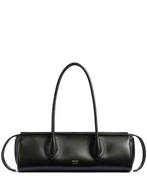 Khaite Donna Leather Shoulder Bag - Black