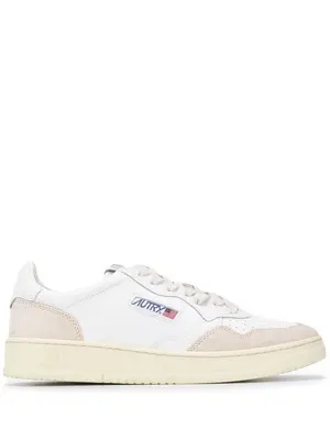 AUTRY Medialist Low Leather Sneakers - White