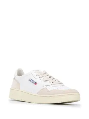 AUTRY Medialist Low Leather Sneakers - White