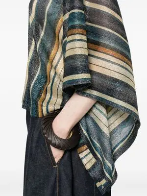 SIYU Striped Relaxed Blouse - Multicolour