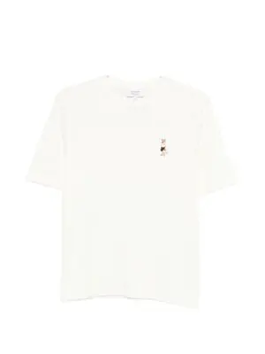 Maison Kitsuné Dressed Fox Cotton T-shirt - Ivory