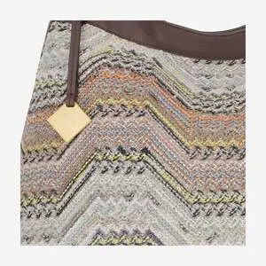 Missoni Chevron Pattern Tote - Red