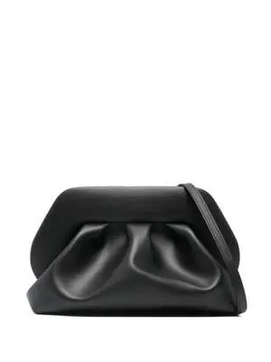 THEMOIRE Bios Medium Vegan Leather Clutch - Black
