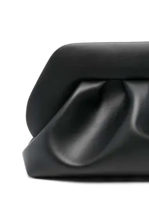 THEMOIRE Bios Medium Vegan Leather Clutch - Black