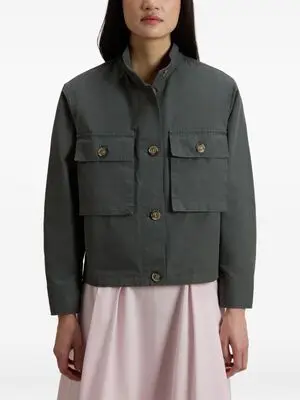Woolrich Canvas Field Overshirt - Green