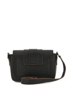 Hogan Leather Crossbody Bag - Black