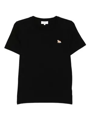Maison Kitsuné Baby Fox Cotton T-shirt - Black