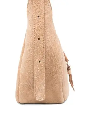 Hogan Leather Top Handle Bag - White