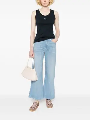 Maison Kitsuné Cotton Tank Top - Blue