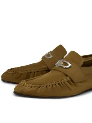 CHRISTIAN LOUBOUTIN Suede Loafers - Brown