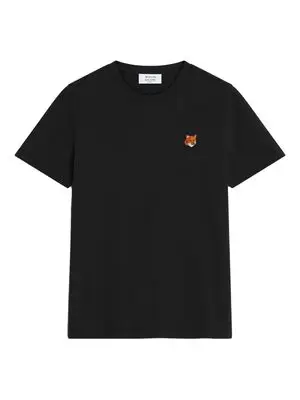 Maison Kitsuné Fox Head Cotton T-shirt - Black