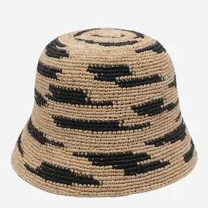 IBELIV Raffia Bucket Hat - Red