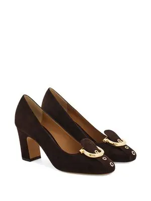 FERRAGAMO Leather Pumps - Brown