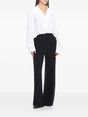 Norma Kamali Oversized Shirt Bodysuit