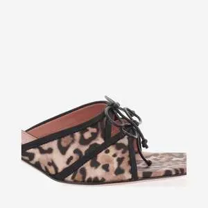 Amina Muaddi Eleonora Silk Sandals - Red