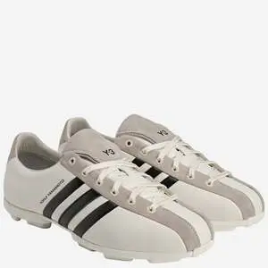 Y3 Leather Field Sneakers - Red