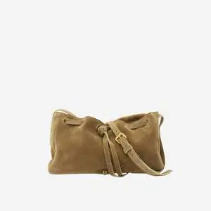 RADICA STUDIO Suede Shoulder Bag - Beige