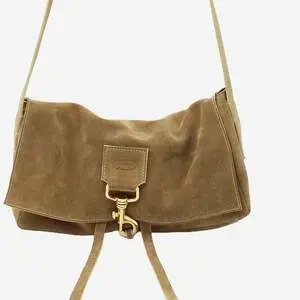 RADICA STUDIO Suede Shoulder Bag - Beige