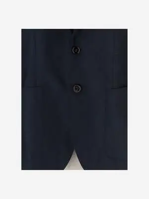Tagliatore Single-breasted Cashmere Jacket - Blu