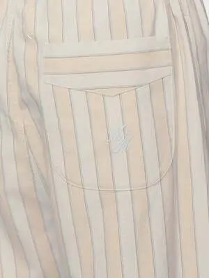 MAISON MARGIELA Striped Cotton Trousers