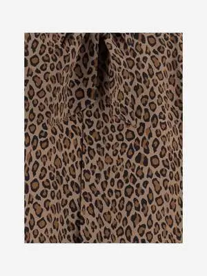 SA SU PHI Silk Animal Print Shirt - Red