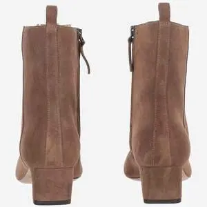 Sartore Suede Ankle Boots - Brown