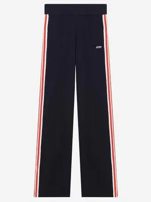 AUTRY Viscose Blend Long Pants - Blue