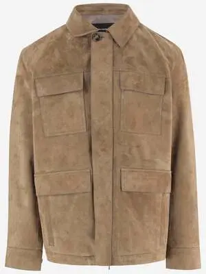 Beige Suede Jackets for Women
