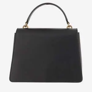 Pinko Leather Handbag With Love Birds Buckle