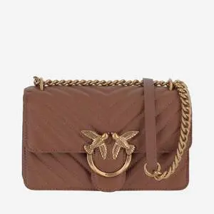 Pinko Mini Love One Bag - Brown