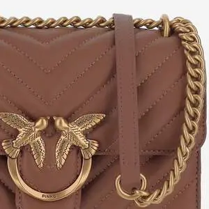 Pinko Mini Love One Bag - Brown
