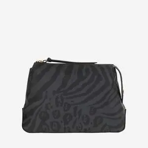 Pinko Animal Print Toiletry Bag - Red