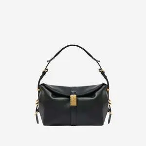 Pinko Saddle Baguette Shoulder Bag - Black