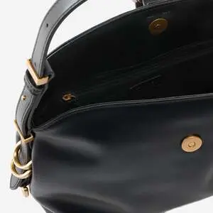 Pinko Saddle Baguette Shoulder Bag - Black