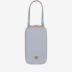 Pinko Leather Smartphone Case - Light Blue