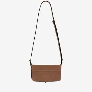 Pinko Saddle Leather Shoulder Bag - Brown