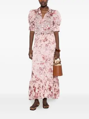 Alice + Olivia Printed Maxi Skirt