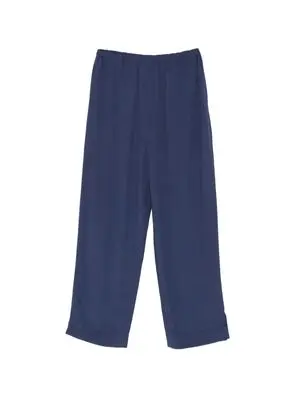 Emporio Armani Wide Leg Trousers - Blue