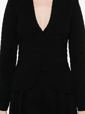Emporio Armani Single-breasted Blazer - Black
