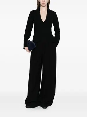 Emporio Armani Single-breasted Blazer - Black