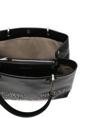Emporio Armani Medium Shopper Bag - Black