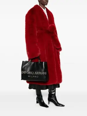 Emporio Armani Medium Shopper Bag - Black