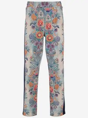 Just Cavalli Floral Patterned Stretch Nylon Trousers
