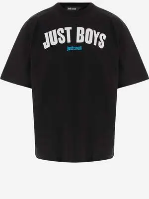 Just Cavalli Printed Cotton T-shirt