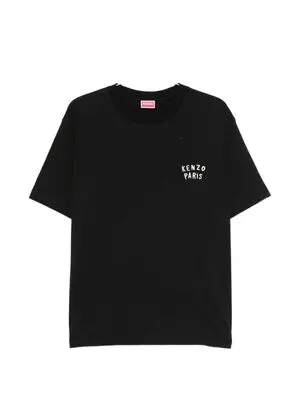 Kenzo Boke Heart Cotton T-shirt - Black